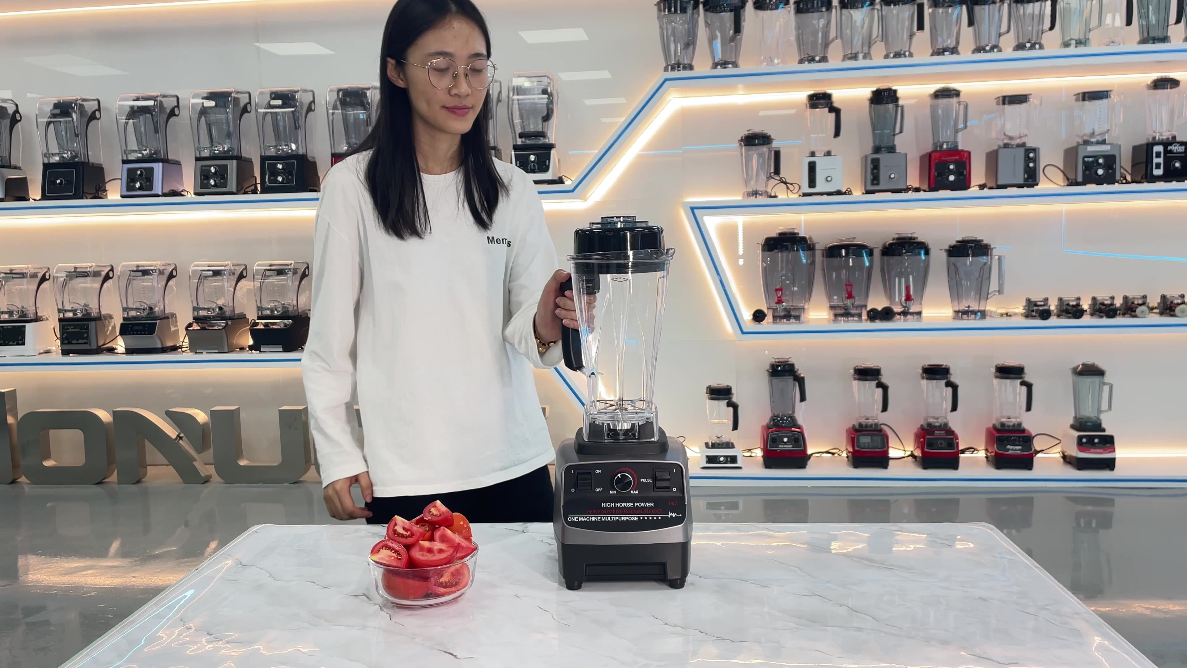 Heavy Duty Commercial Blender Countertop Multifunction Cooking ...