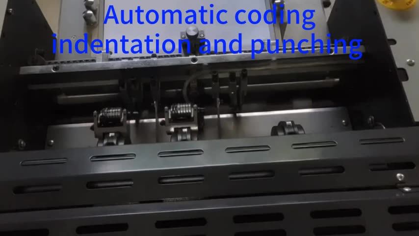 Automatic Paper Serial Numbering Machine And Paper Perforating Machine ...