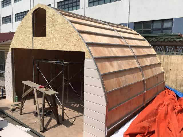 Low Cost Prefab Camping Cabin House/prefabricated Light Steel Kit Homes ...