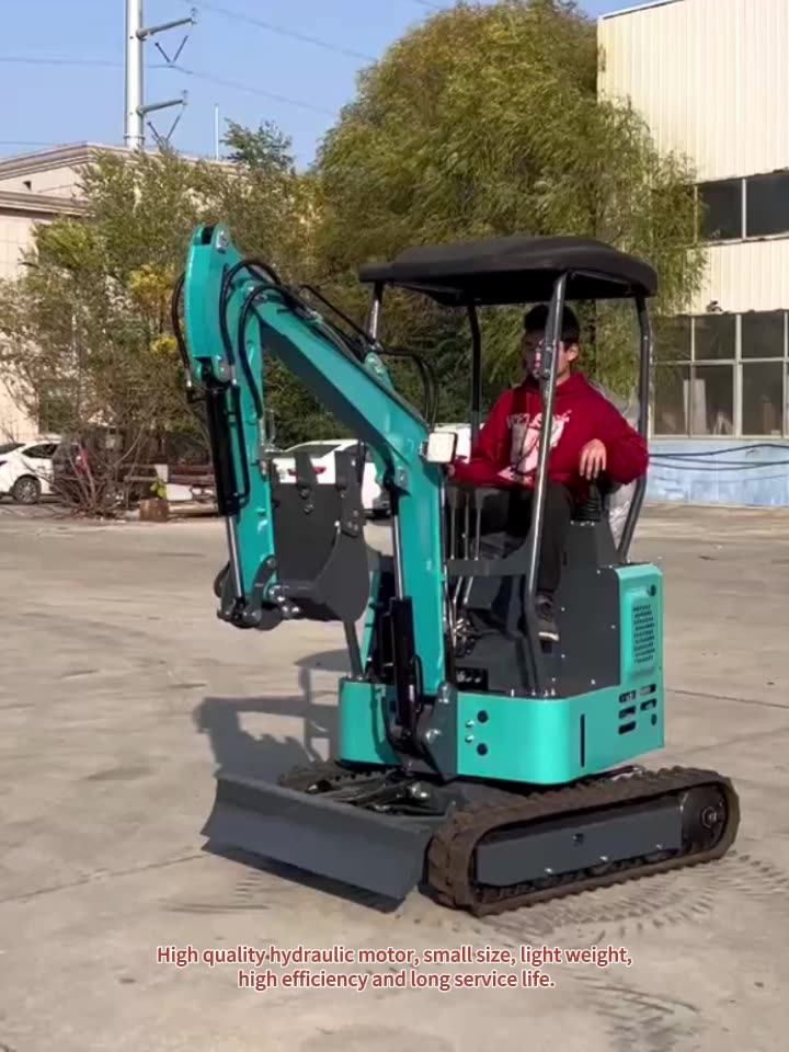 Factory Quality 1.7ton Mini Hydraulic Traveling High Power Excavator ...