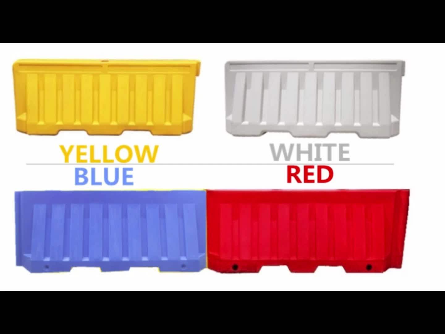 2m Blowing Or Rorational Roadway Safety Barricades Plastic Blocker ...