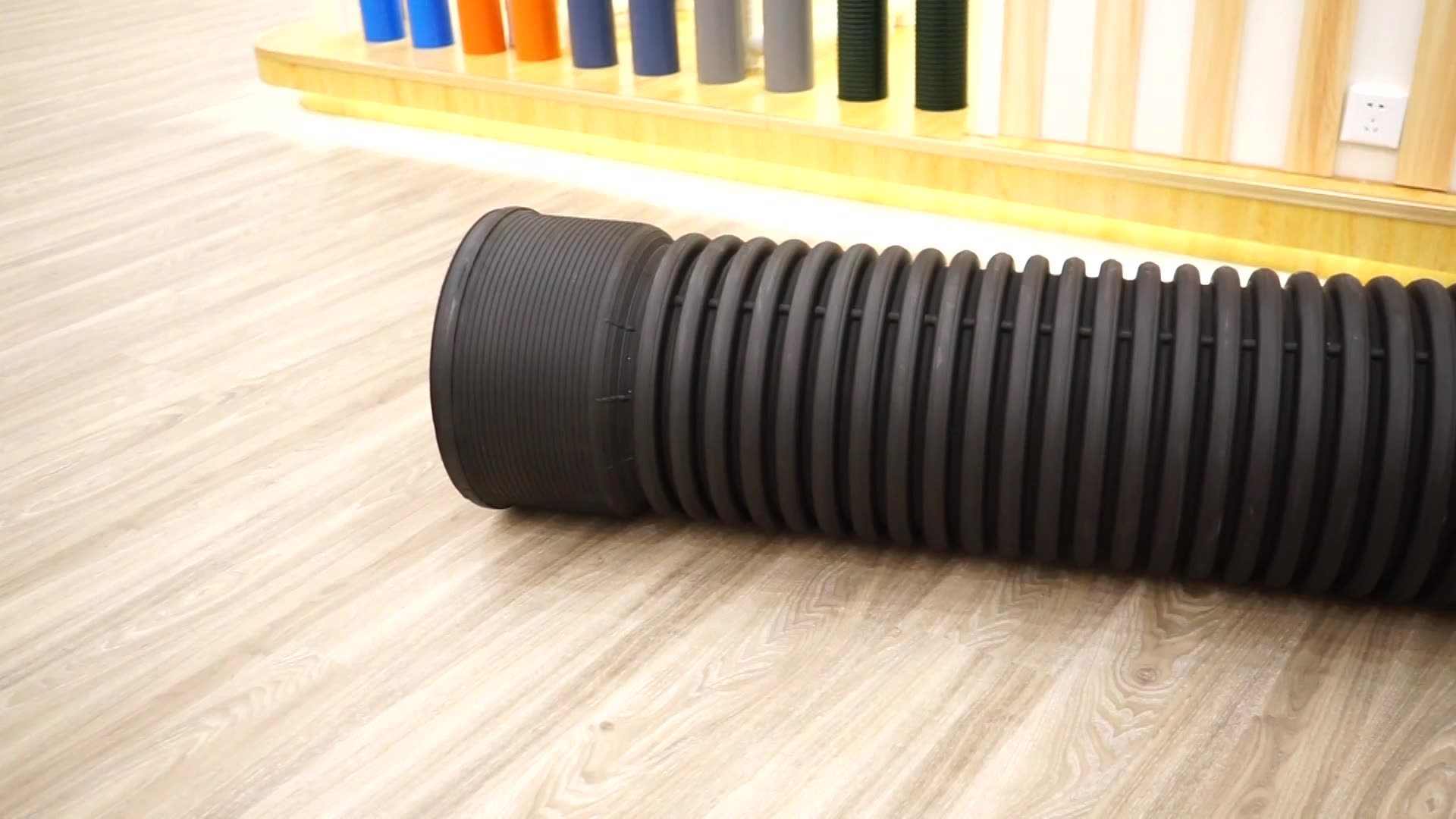 Polyethyle Hdpe Double Sn8 500mm 600mm 700mm 800mm Wall Corrugated Pe100 200mm Drainage Pipe Dwc ...