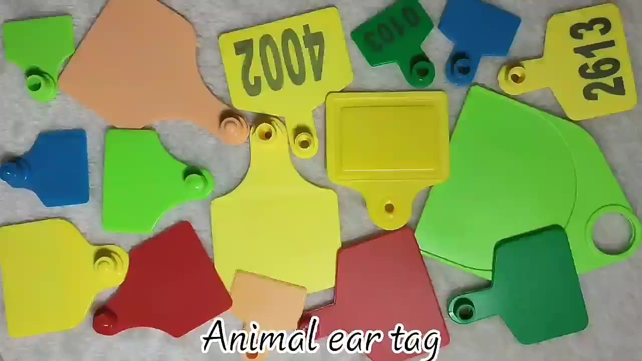 Custom Tag High Quality Goat Rabbit Animal Ear Tags Qr Code Pet Mark ...