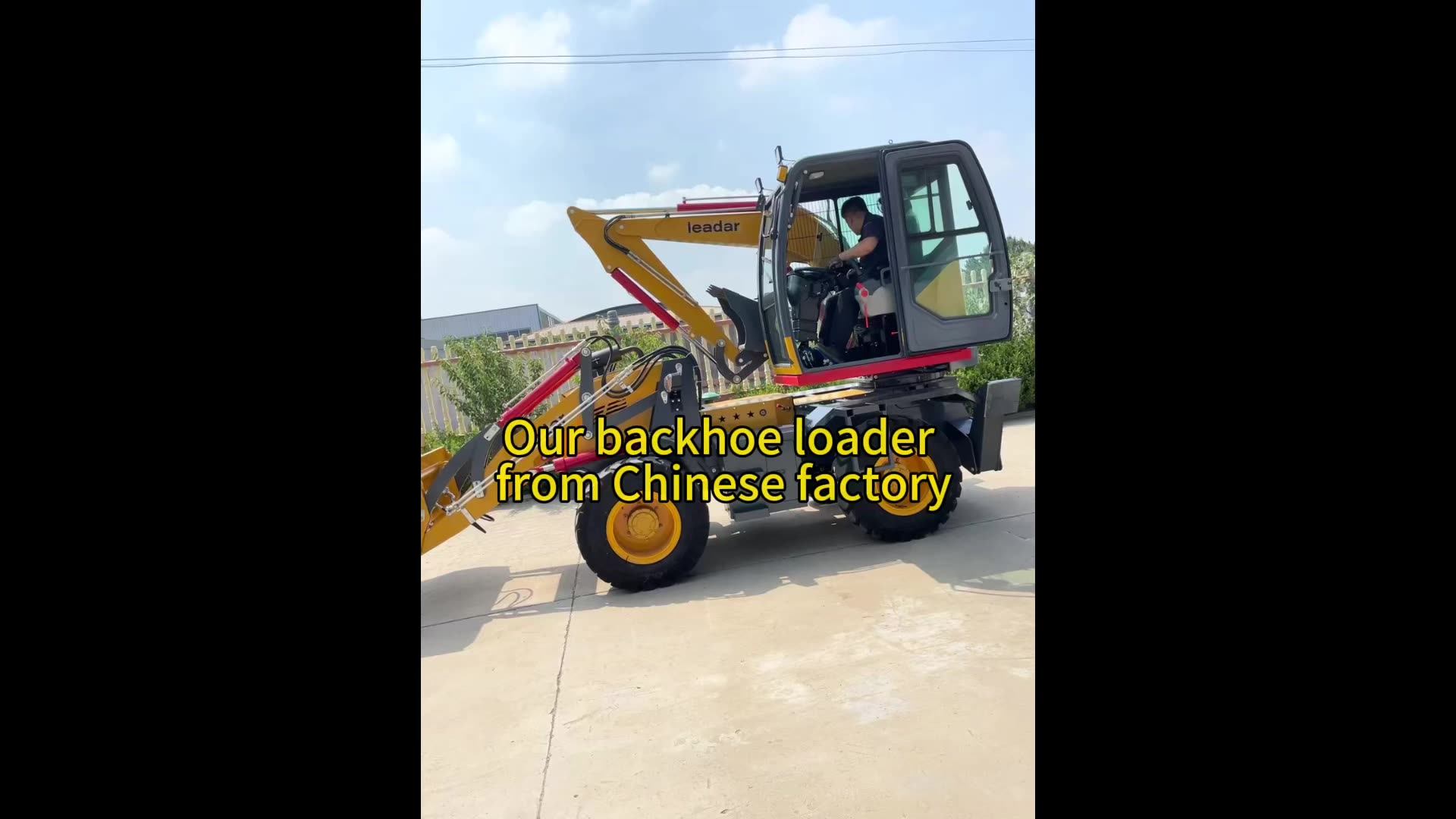 Mini Tractor Backhoe Loader With Wheel Backhoe And Front Loader ...