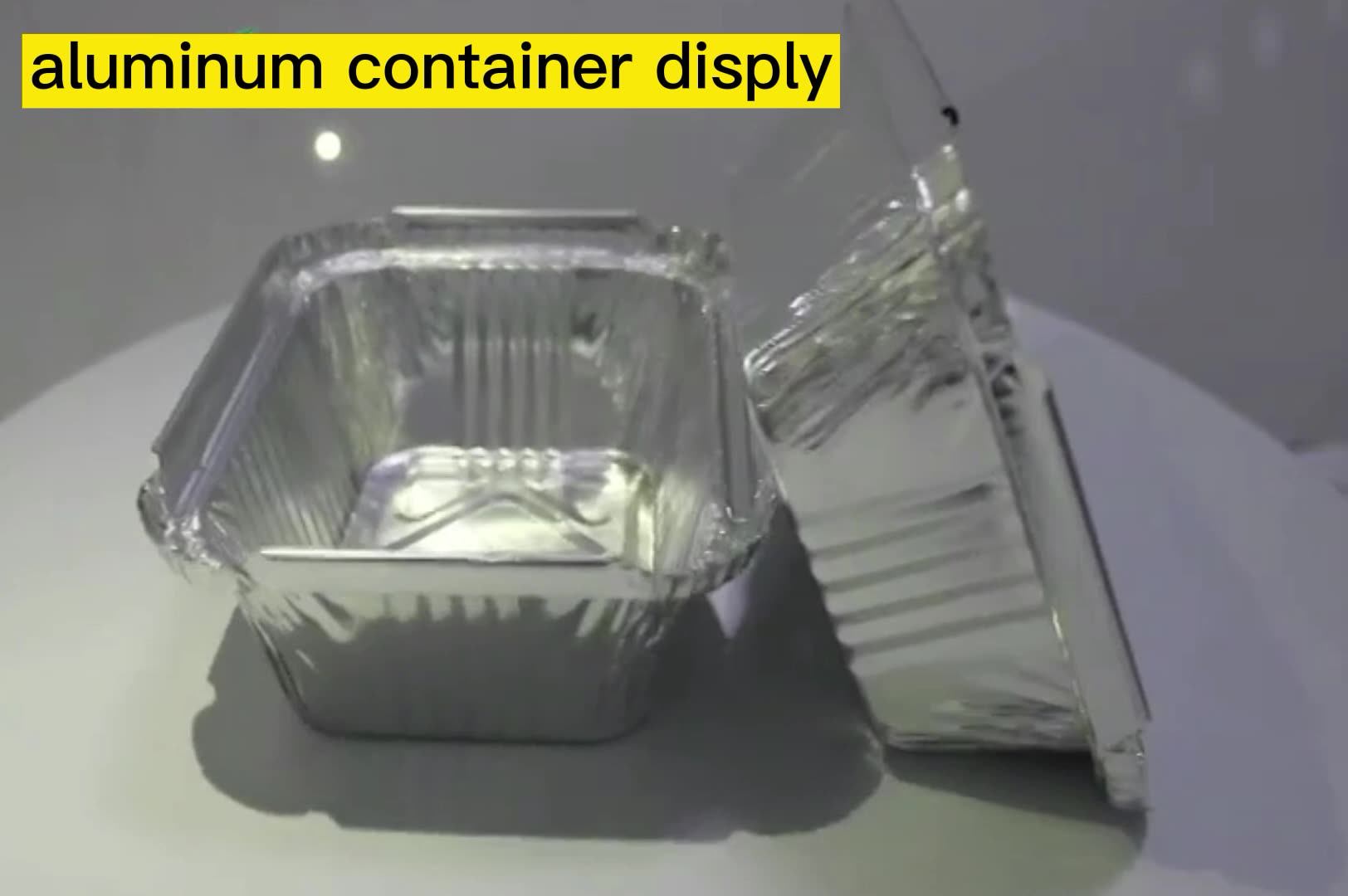 High Quality Tray Food Container Aluminum Foil Takeaway With Plastic ...