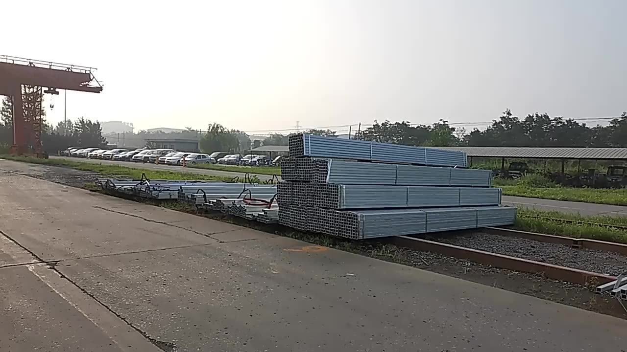 50x100 Hollow Section S235 S275 Rectangular Galvanized Steel Tube ...