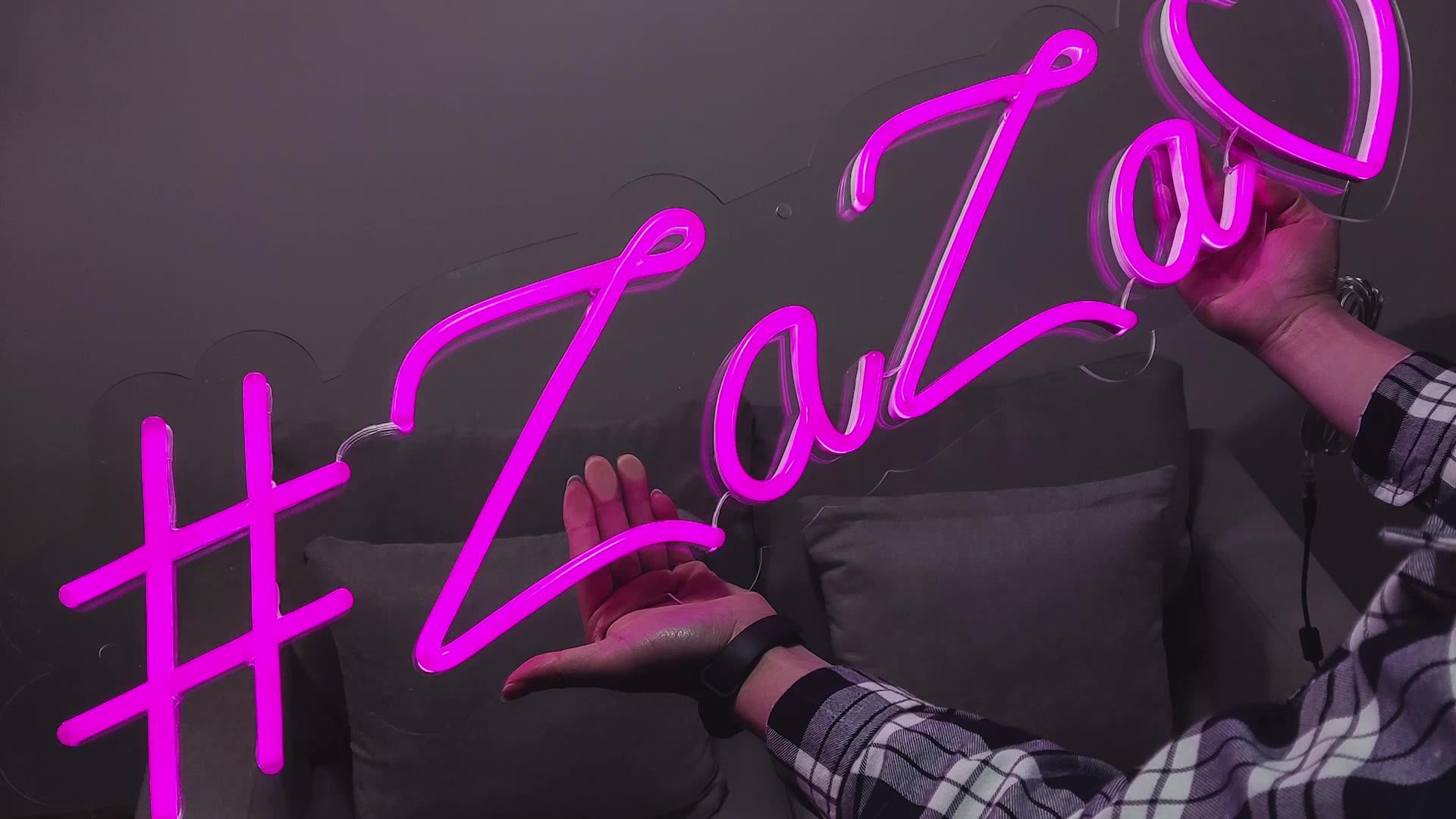 Custom Gamer Tag Neon Sign Gamer Tag For Twitch Gamertag Sign ...