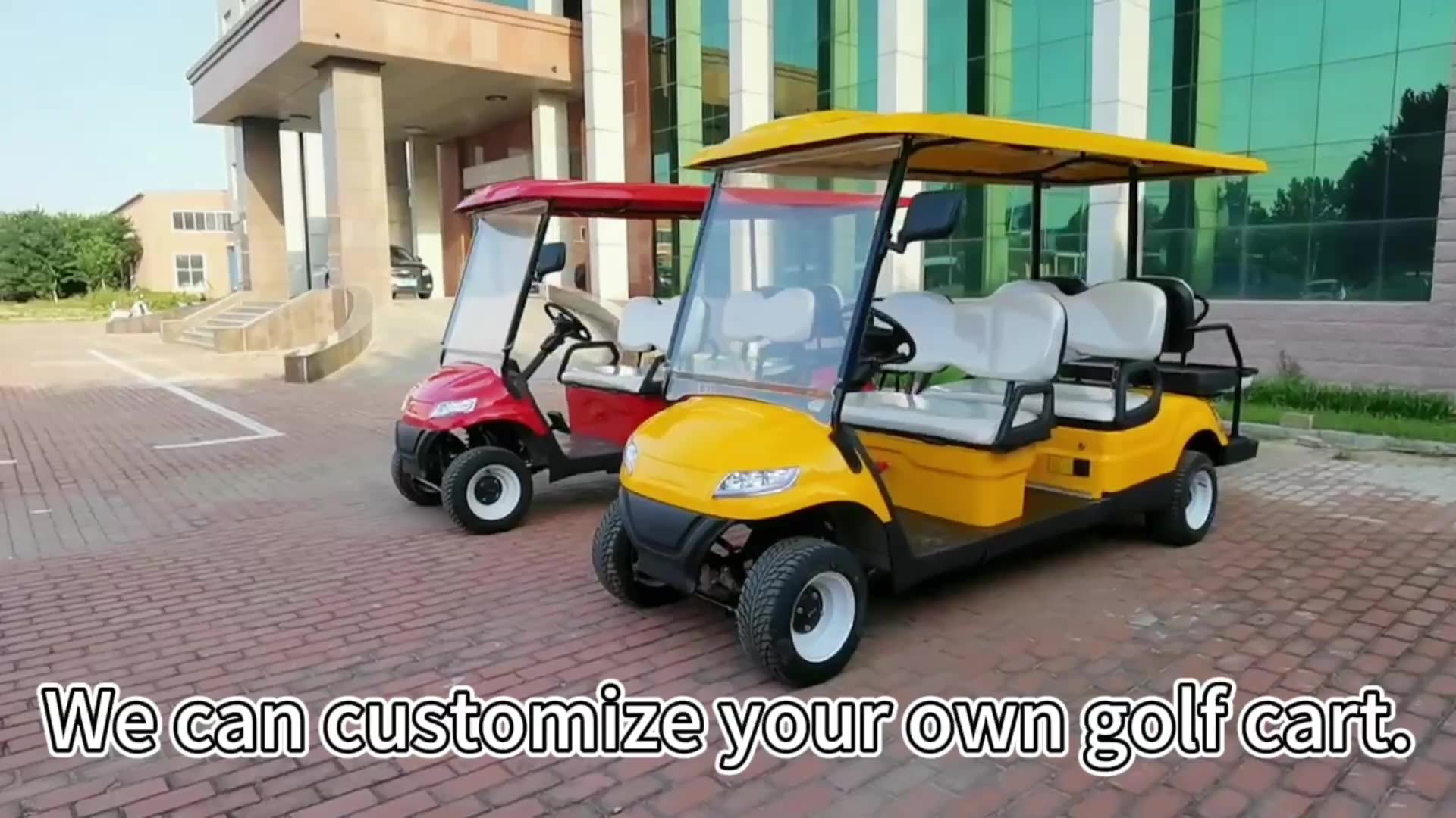 2x2 Electric Golf Cart Perfect Timeless Classic And Modern Fashion ...