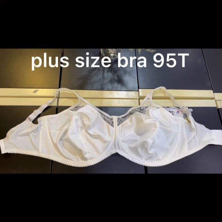 34c-44ddd Plus Size Full Figure Unlined Underwire Lace Embroidery Sexy ...