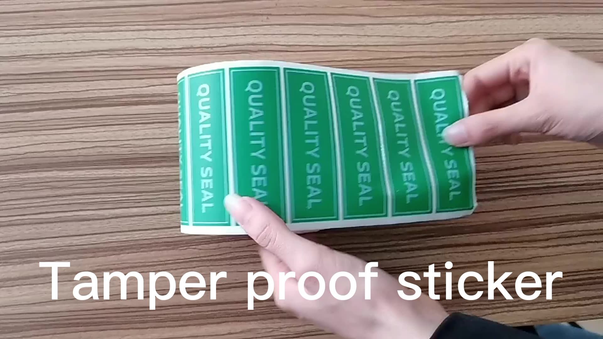 Custom Printed Security Seal Void Stickers Warranty Void If Seal Broken ...