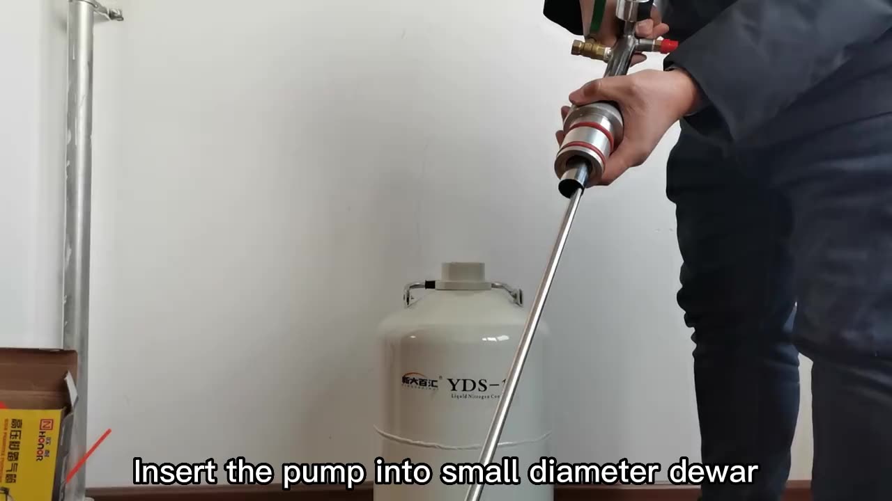 1l /min Liquid Nitrogen Distribution Series Pump Suppliers Ln2 Foot Operated Pedal Pump Small ...