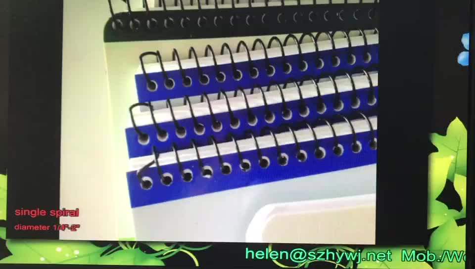 Double Loop Wire Rose Gold Book Binding Spiral - Buy Double Loop Wire ...