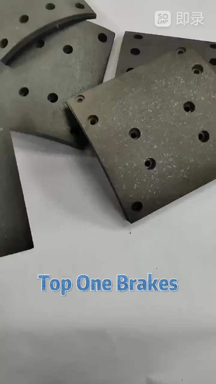 Heavy Duty Truck Drum Brake Shoe Lining Factory 4720 4718 4715 4707 ...