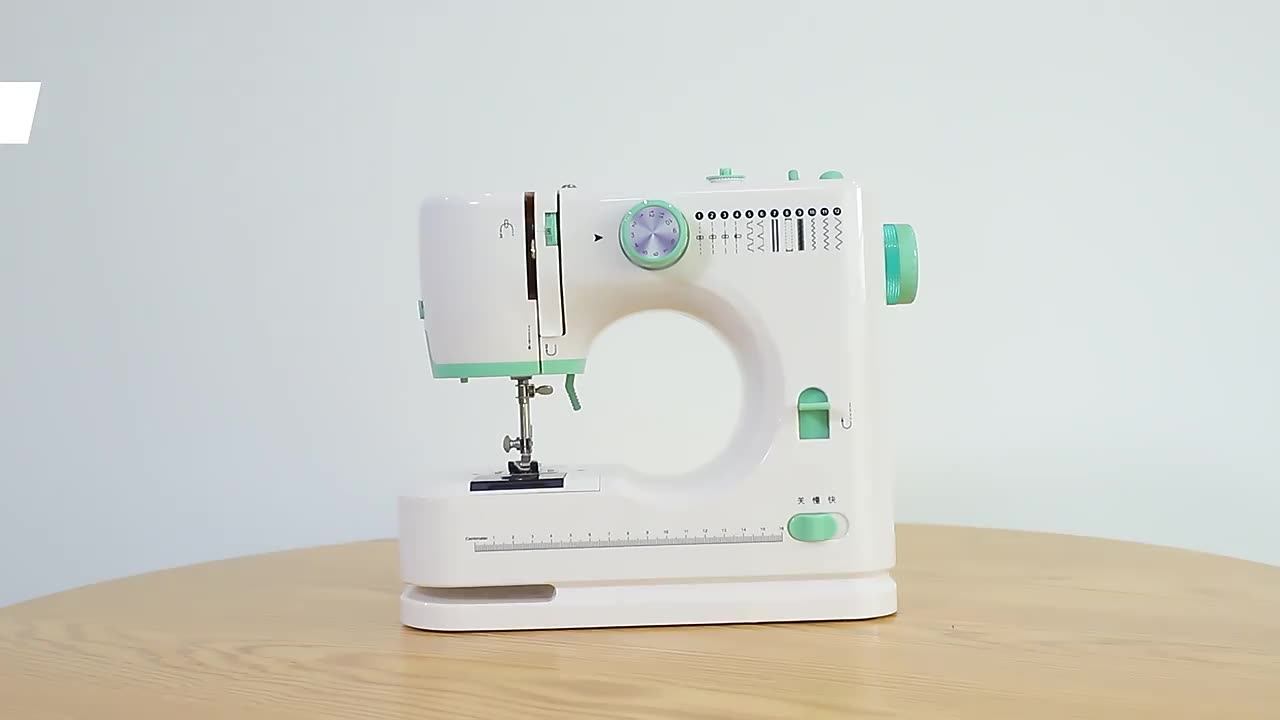 New Double Needle Electric Sewing Machine For Household Fhsm-520 Sewing ...