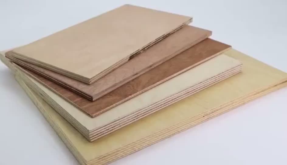 Custom Thickness Melamine Block Board Hpl Osb Plywood Particle Board ...