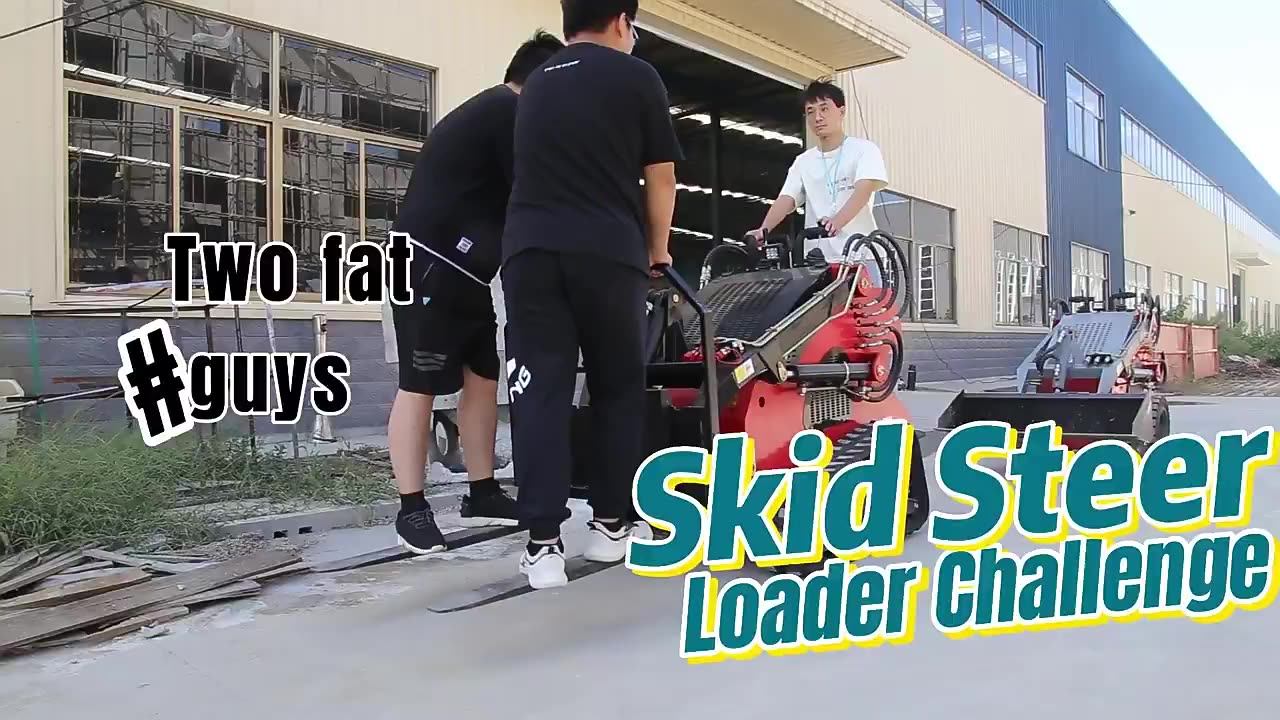 Earth-moving Machinery Mini Skid Steer Loader 1 Ton 2 Ton 3 Ton Small ...