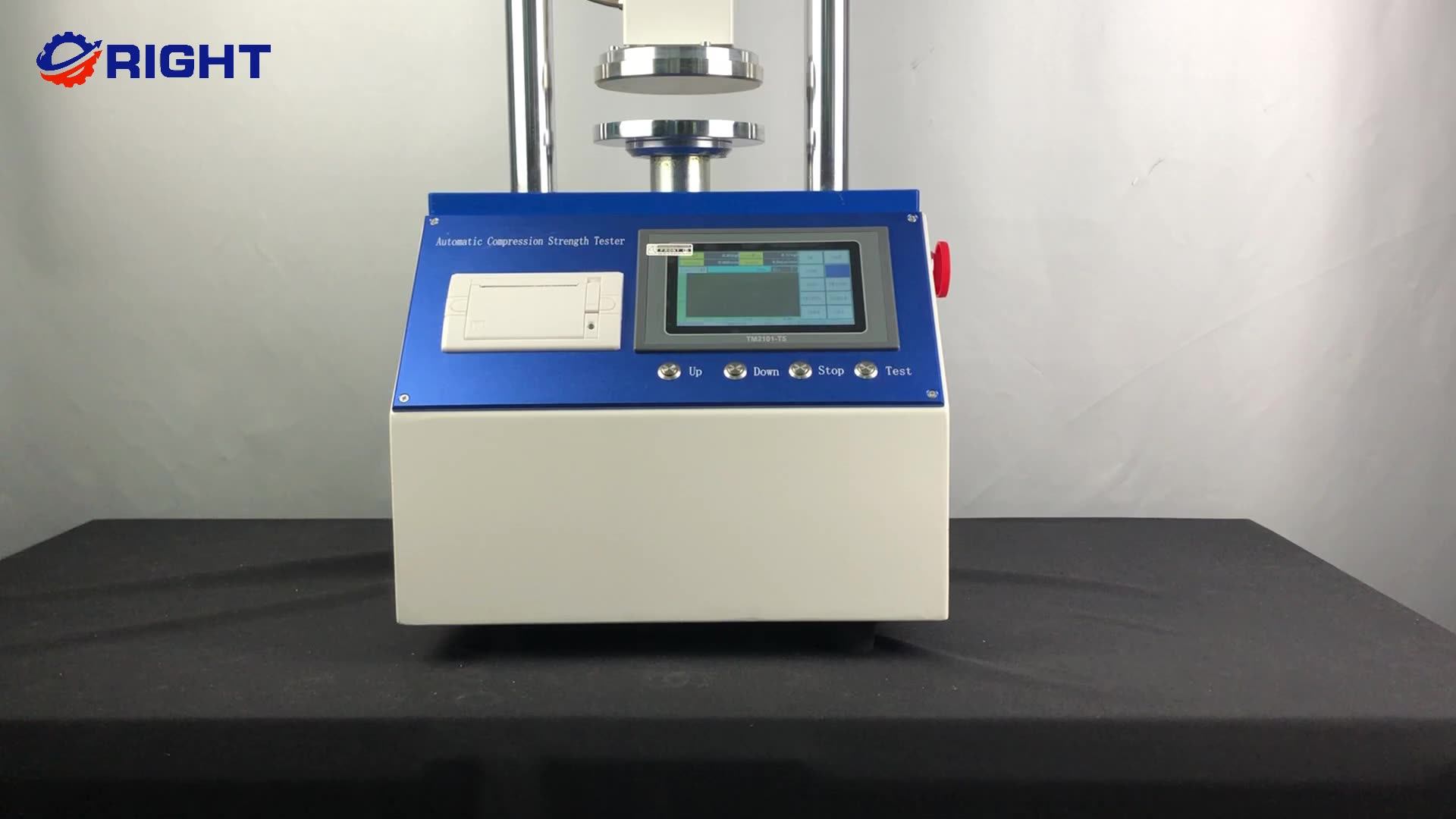 Micro Computer Ring Crush Compressive Strength Tester For Rct /ect ...