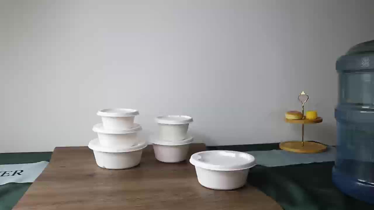 Clamshell Takeaway Food Box Taper Biodegradable Disposable Plate Dish ...