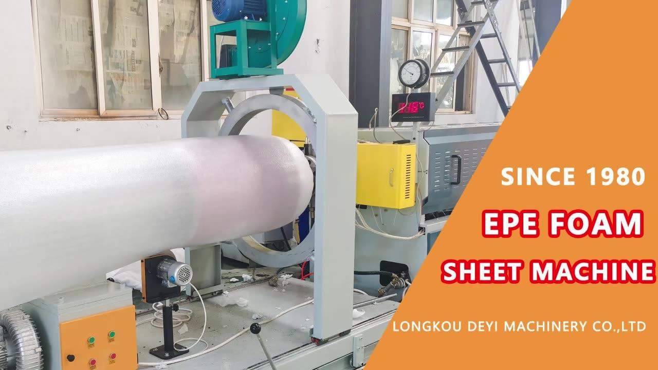 Polythene Epe Foam Sheet Film Roll Mattress Extruder Manufacturing ...