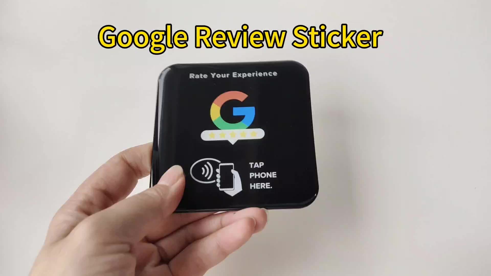 90*90mm Nfc Google Review Acrylic Table Sticker Tag Plates 213 215 For ...