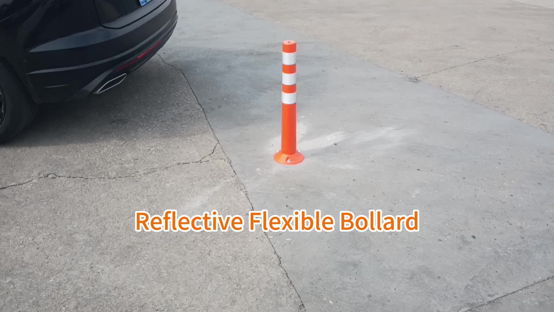 Reflective Warning Traffic Column Road Delineator Post Flexible Plastic ...