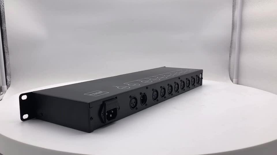 Wireless 8ch Dmx Splitter / Dmx512 Signal Amplifier For Dmx Console ...