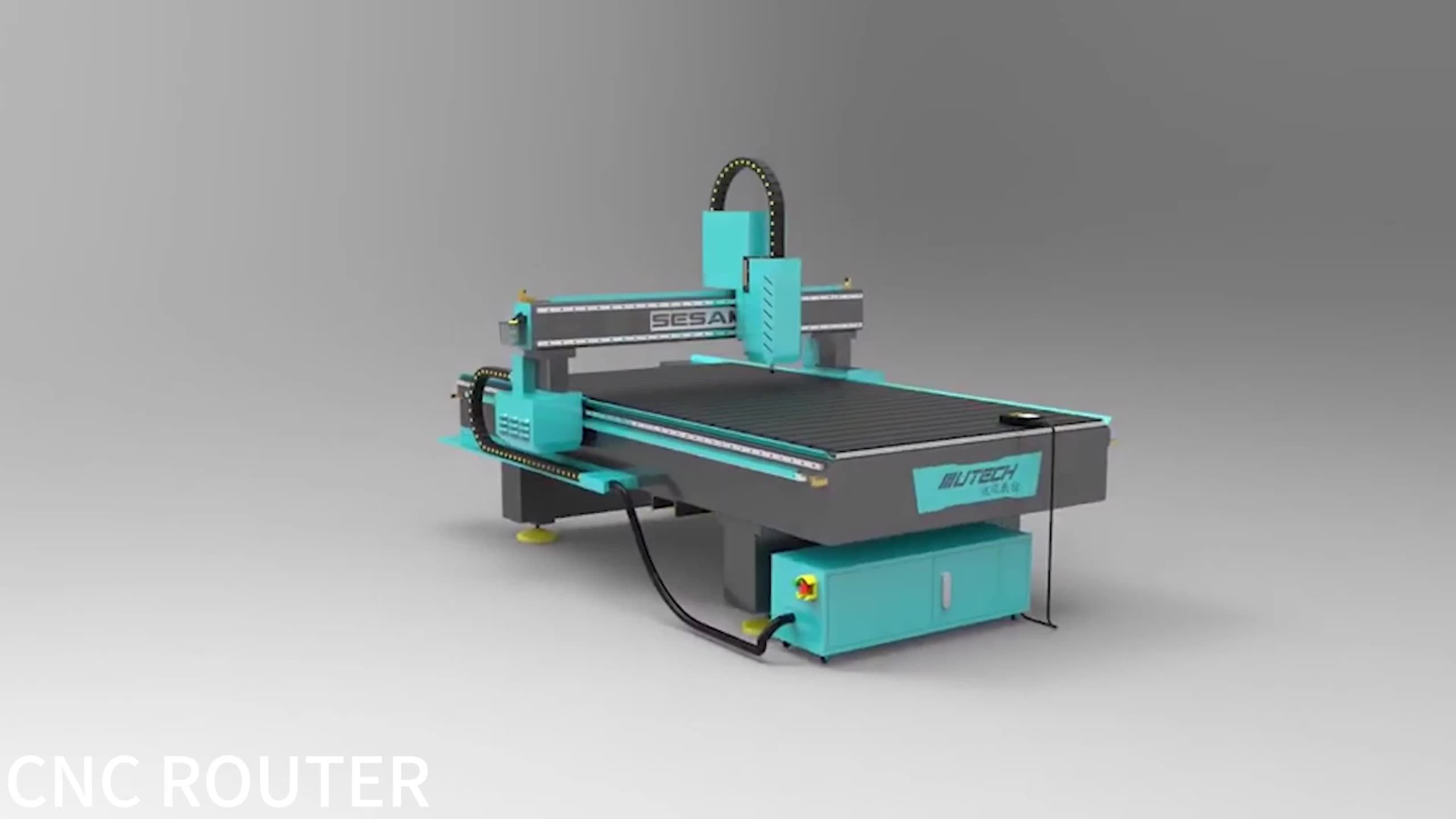 Utech Soft Metal Aluminum Acrylic Wood Working Cnc Router Machine For ...