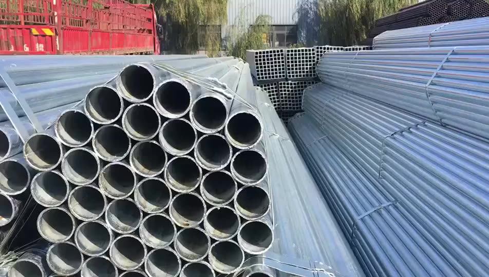 Dn15 Dn20 Dn25 Dn32 Dn40 Welded Steel Pipes Dx51d Galvanized Steel ...