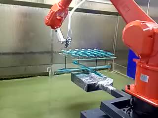 Intelligent Automatic Paint Spray Robot Many Kinds Spray Painting Robot ...