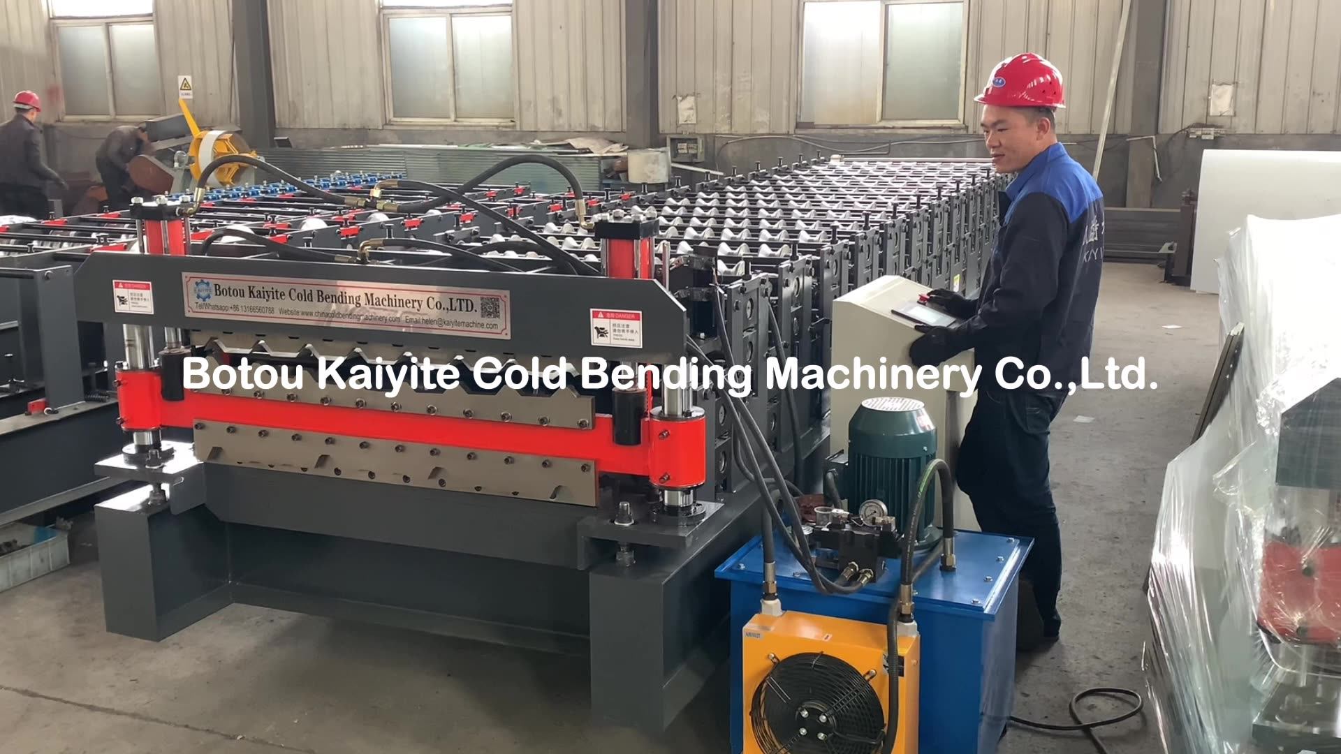 R101 And Tr4 Roofing Sheet Calamine Double Layer Roll Forming Machine ...