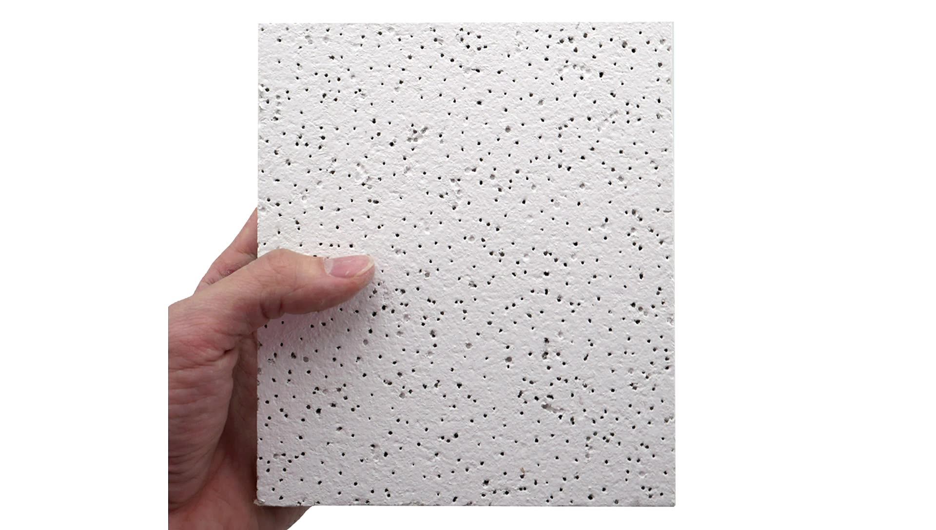 14mm Mineral Fiber Ceiling Tiles Sheet Mineral Sound-absorbing Ceiling ...