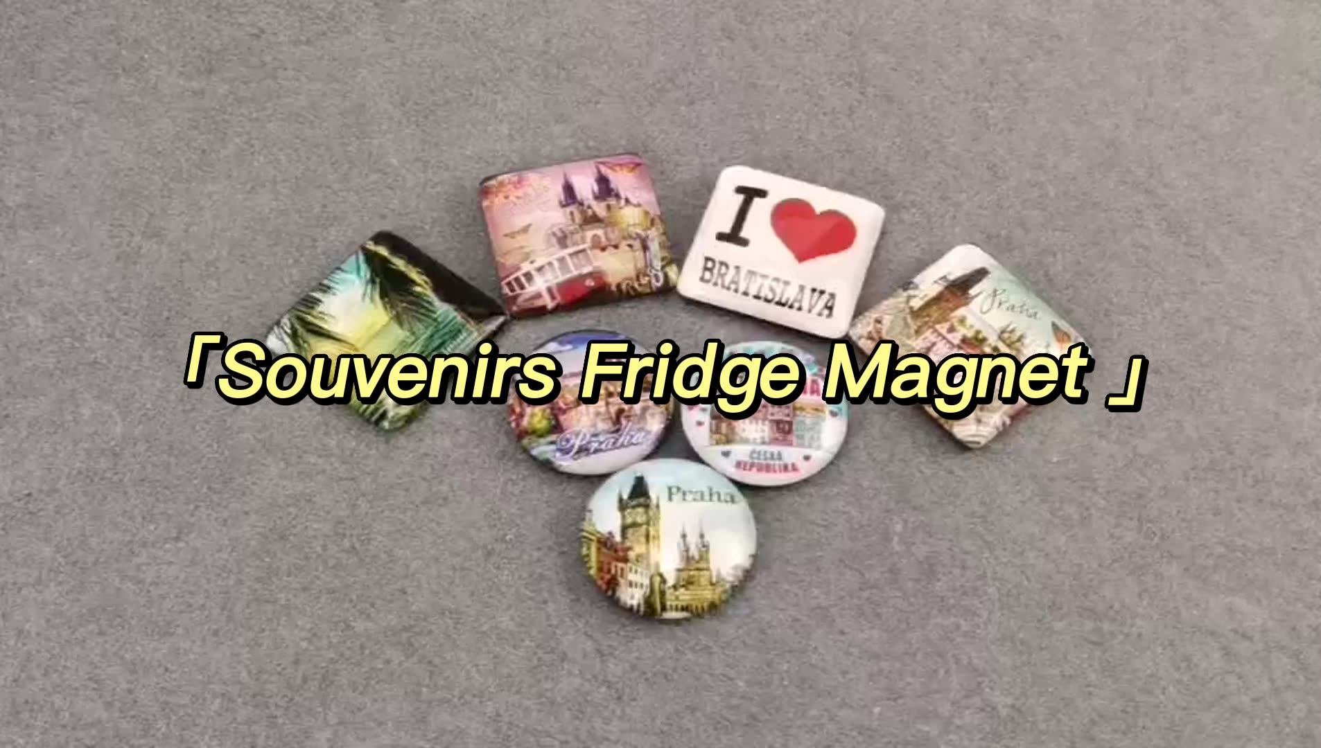 Custom Refrigerator Sublimation Crystal Glass Magnets Impressionist ...