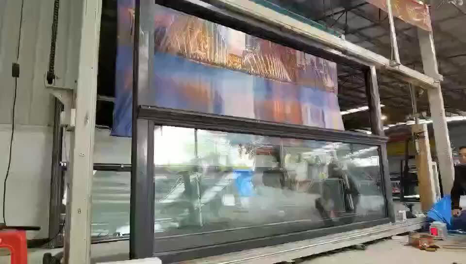 Guillotine Window - 2 Panel Vertically Sliding Automated Sash Glass ...