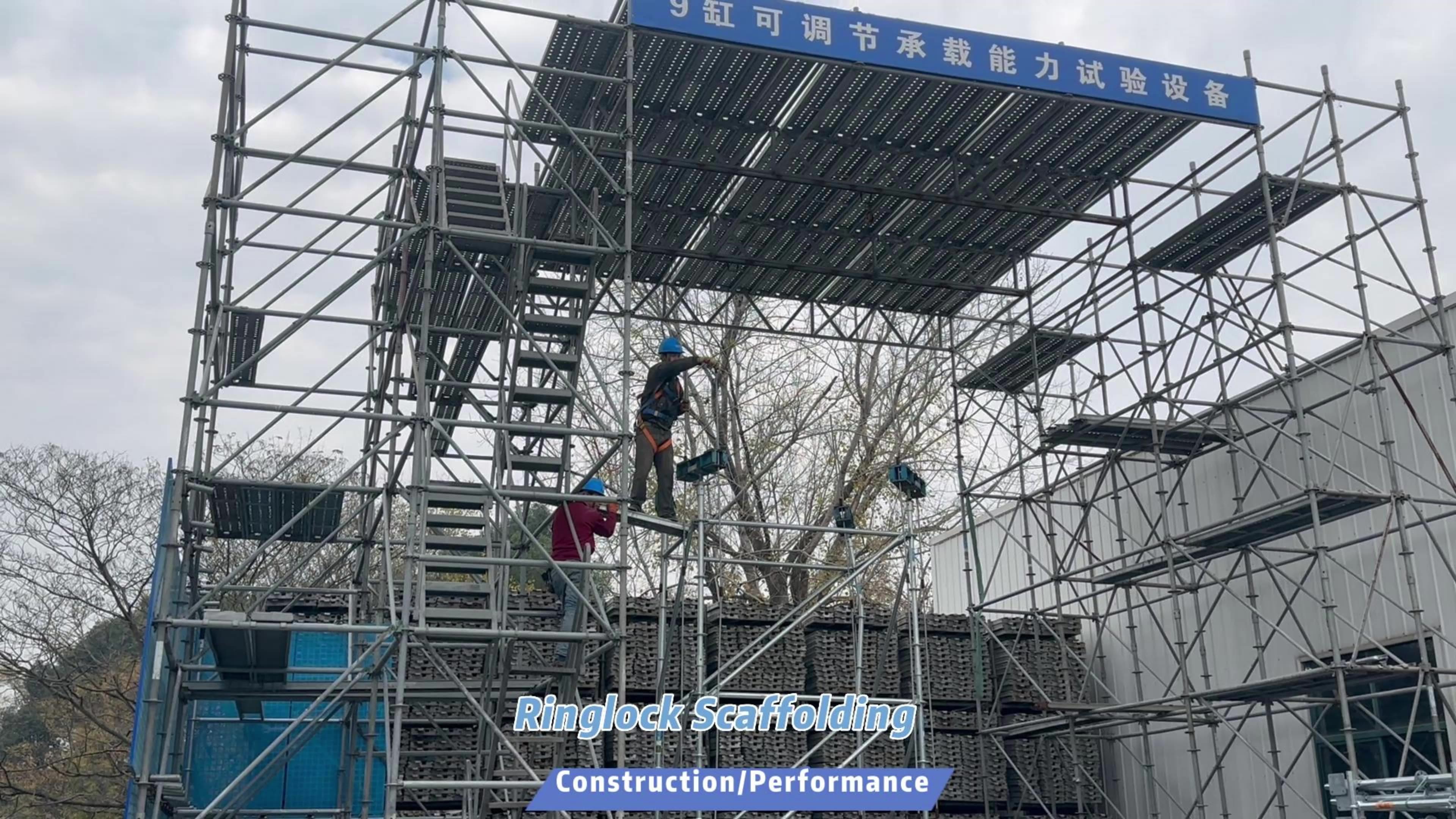 Ringlock Scaffolding Ledger Modular Scaffold Parts Layher Scaffolding System For Construction ...