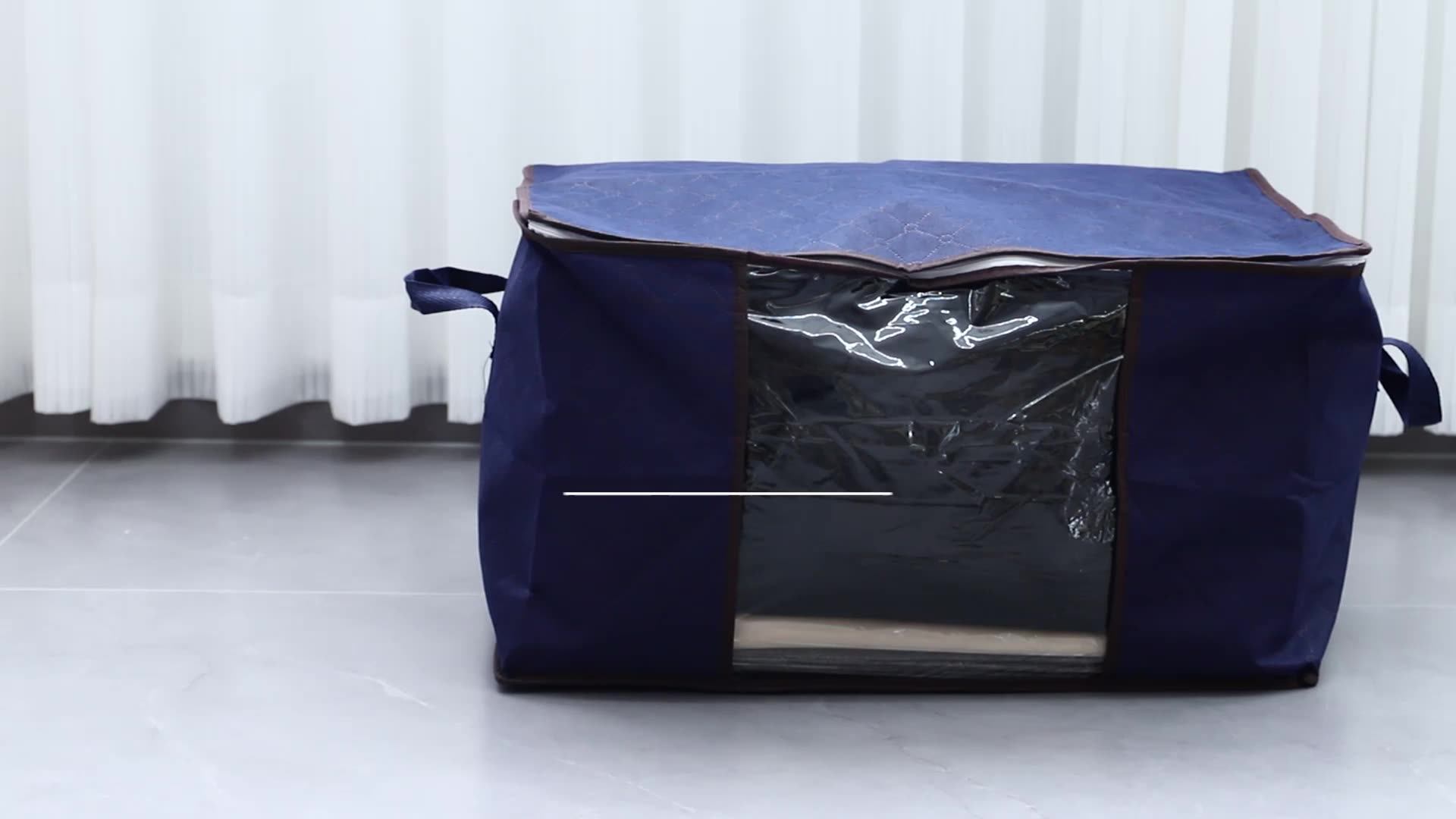 Popular Large Storage Bag With Lid Horizontal 90l Quilt Storage Box For ...