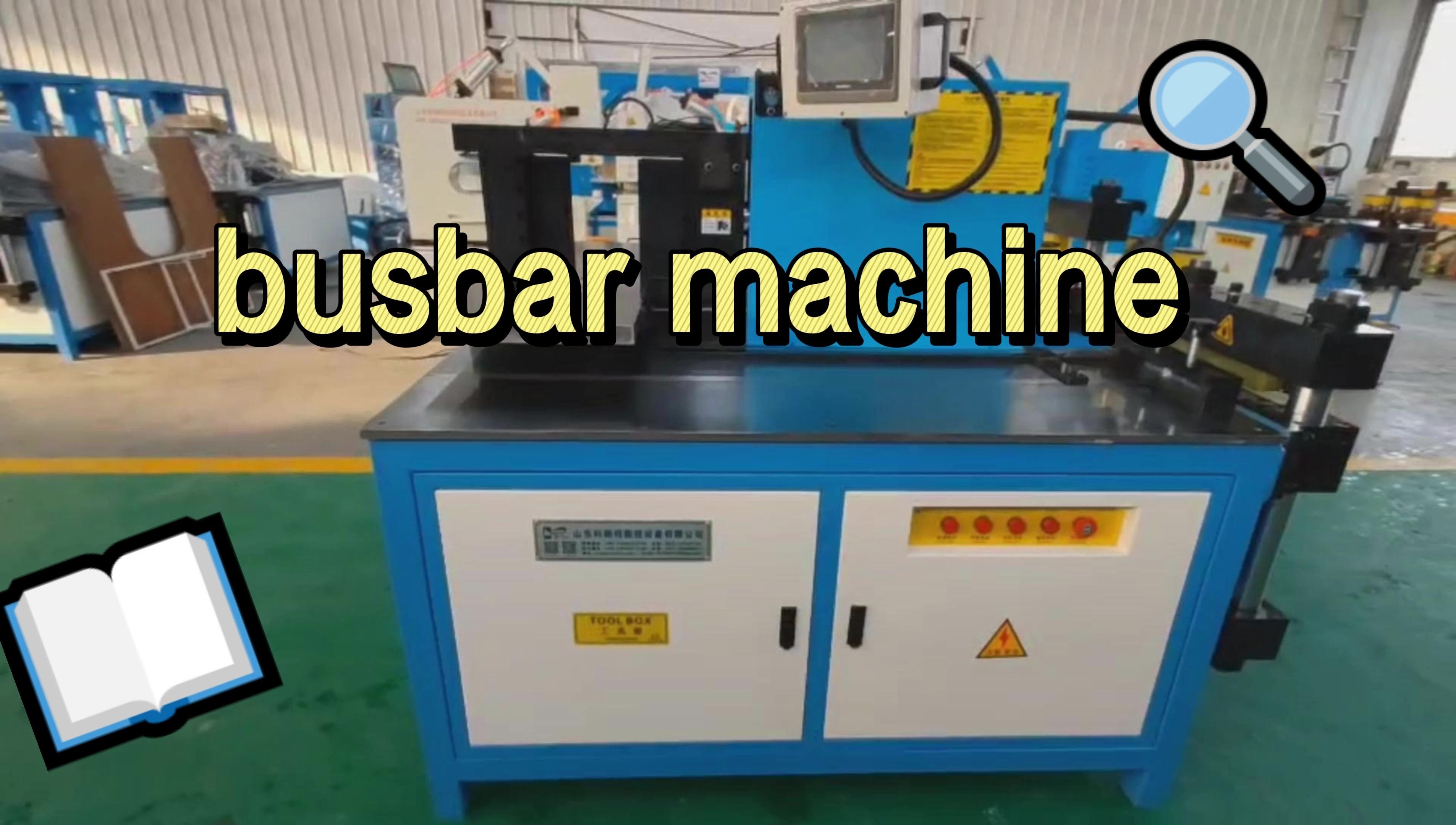 Efficient Cnc Busbar Machine Copper Busbar Processing Machine Hydraulic ...