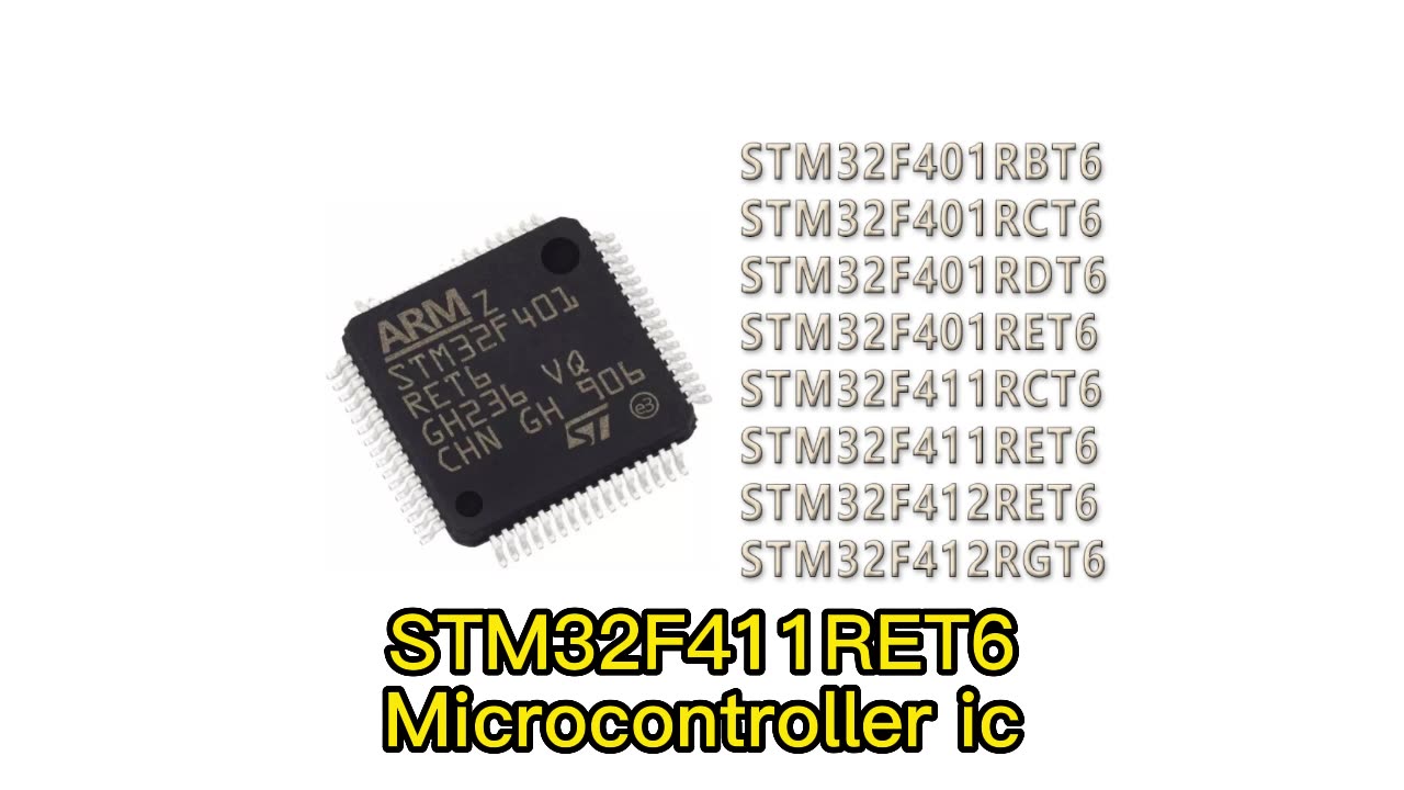 Stm32f4 Stm32f411 Microcontrolador Ic Chips 32-bit Arm M4 Series Single ...