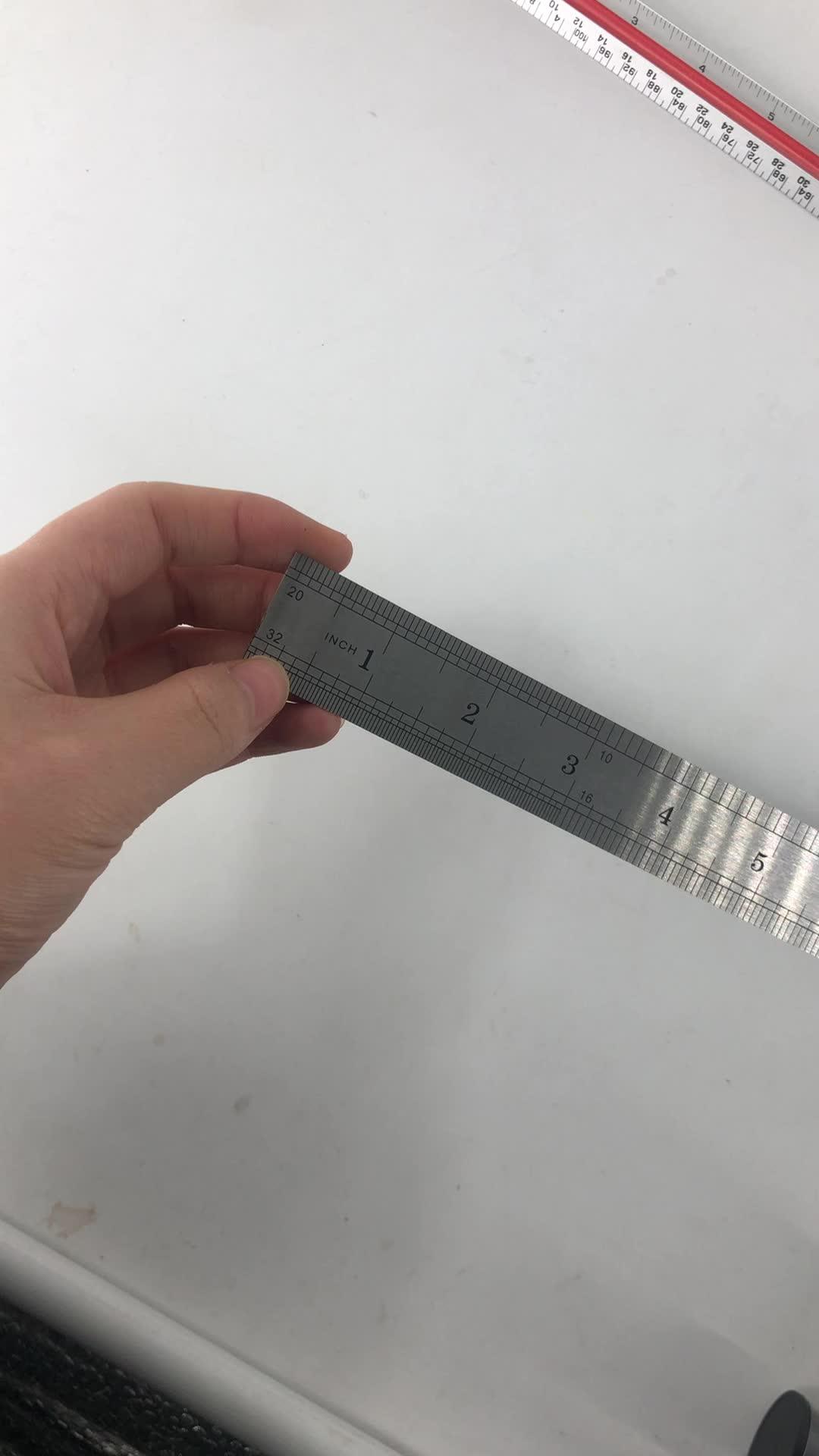 Rulers Steel Scale 1/4 Scale Steel Stainless Triangular Scale Ruler ...