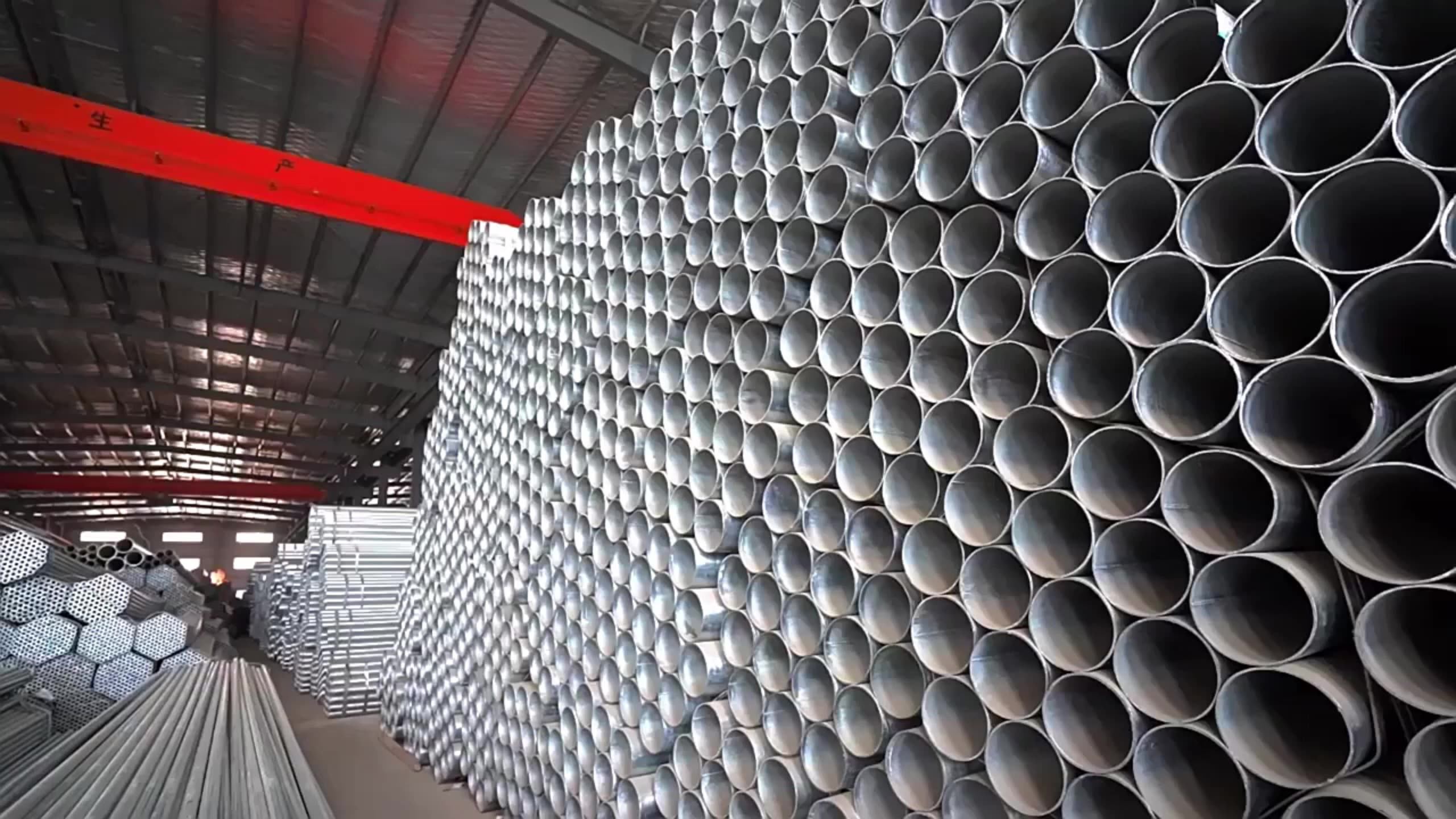 Bsp Npt Threading Tube Hot Dip Galvanized Steel Fencing Pipe For ...