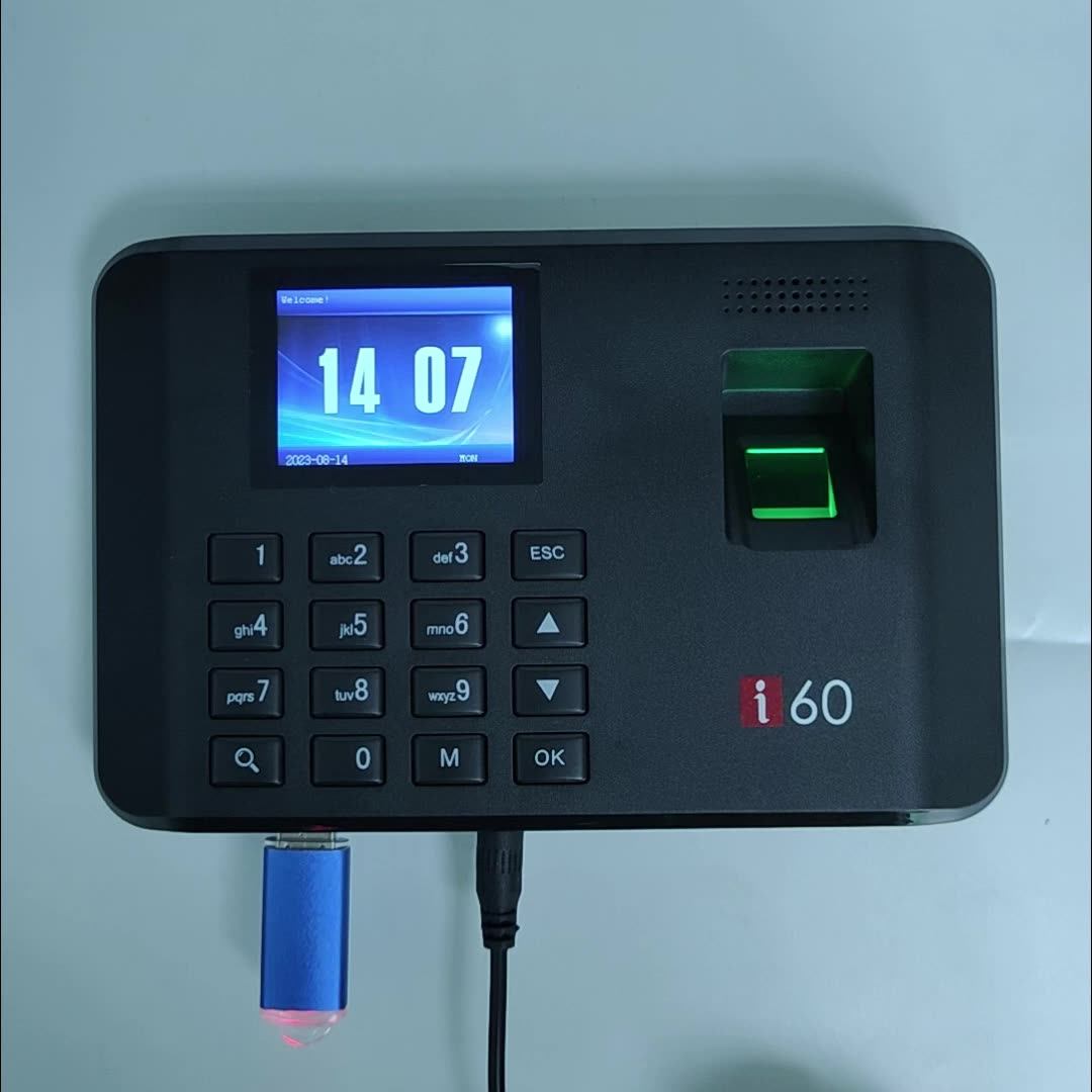 I60 Biometric Fingerprint Time Attendance Recording Employee Commuting ...