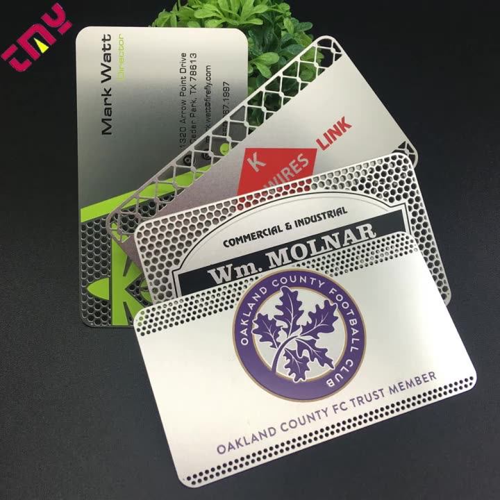 Brushed Metal Sublimation Business Card,Stainless Steel Metal Business ...