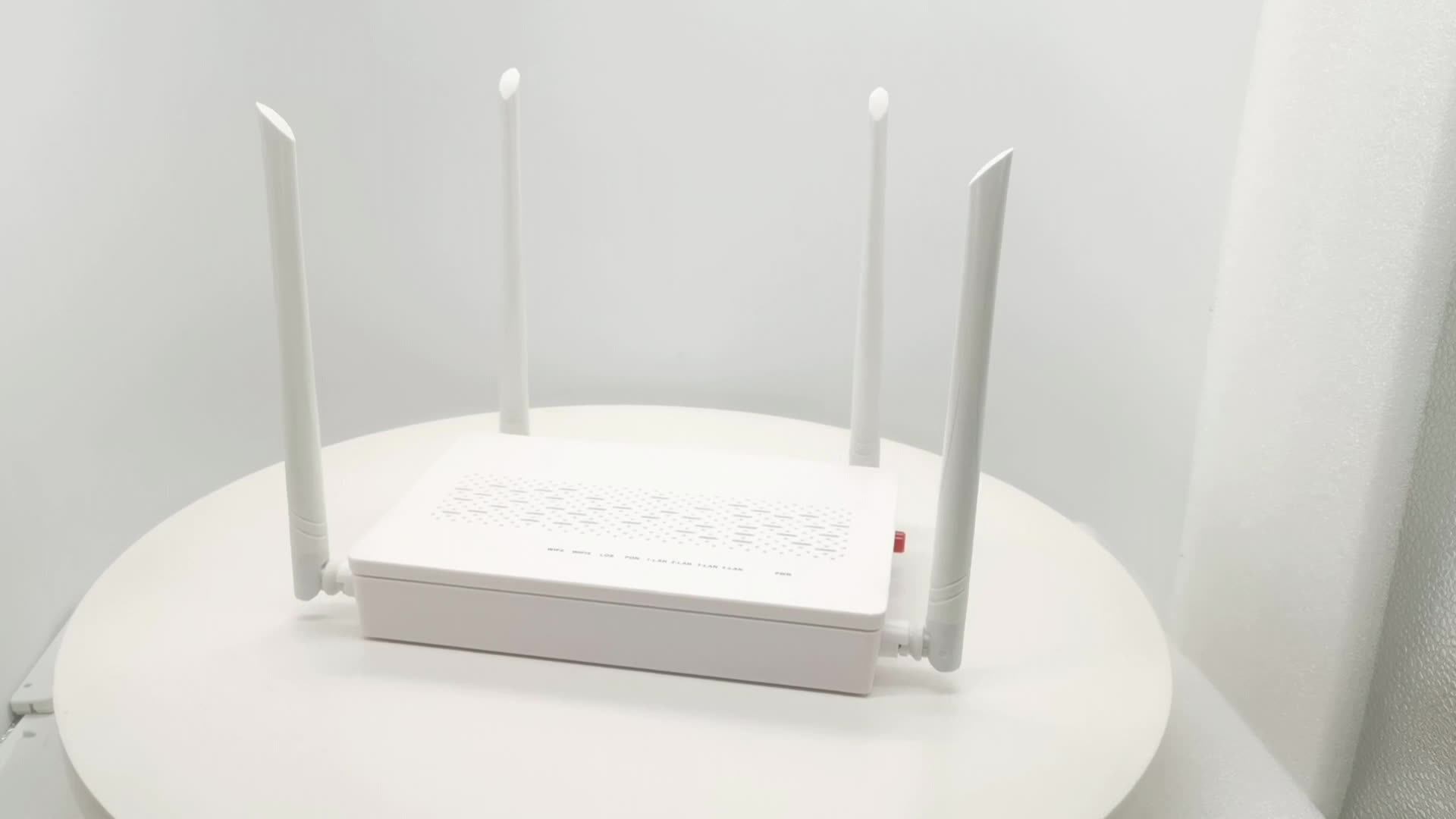 Gpon Epon Onu Dual Band Ac 4ge 2 Wifi Xpon Onu Router Fiber Optic ...