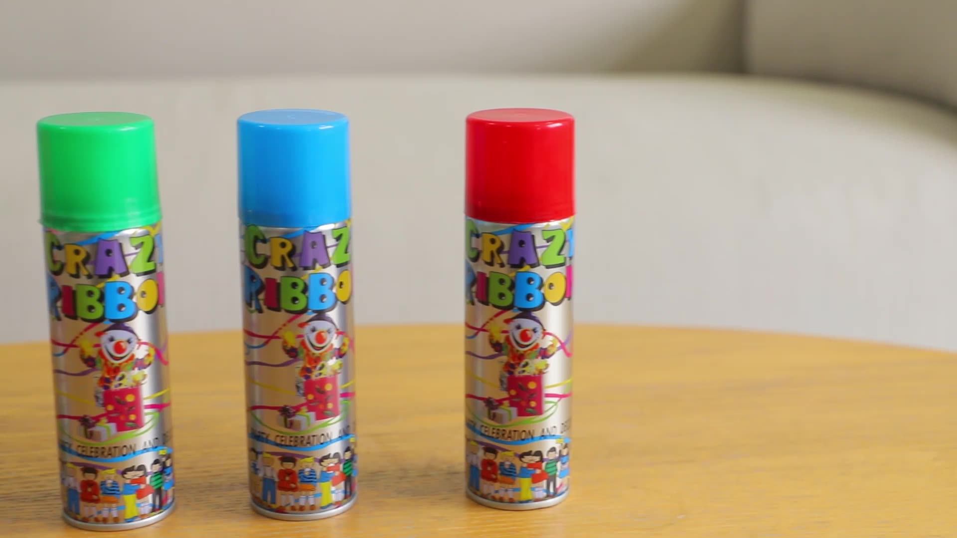 Eco-friendly Biodegradable Colorful Spray Silly String For Wedding ...