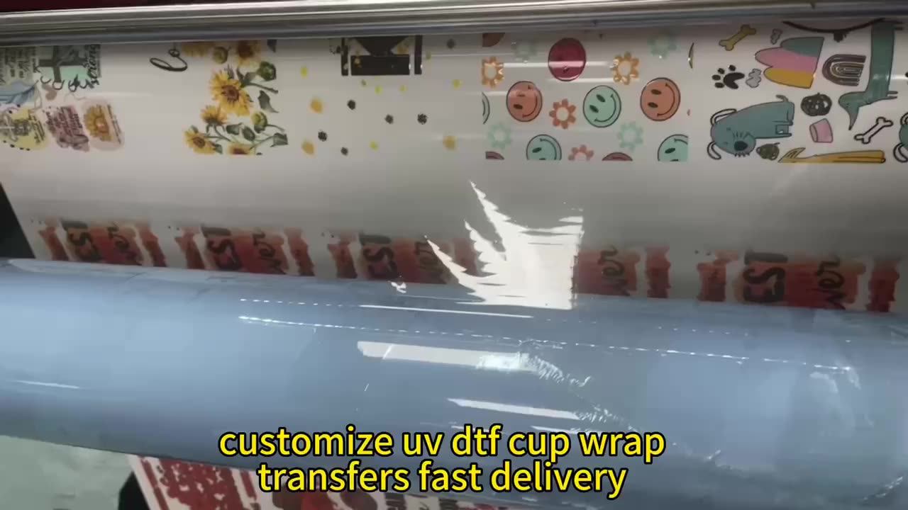 New Uv Dtf Prints Anime Sticker Flatbed Decals Uv Dtf Cup Wraps 20 Oz ...