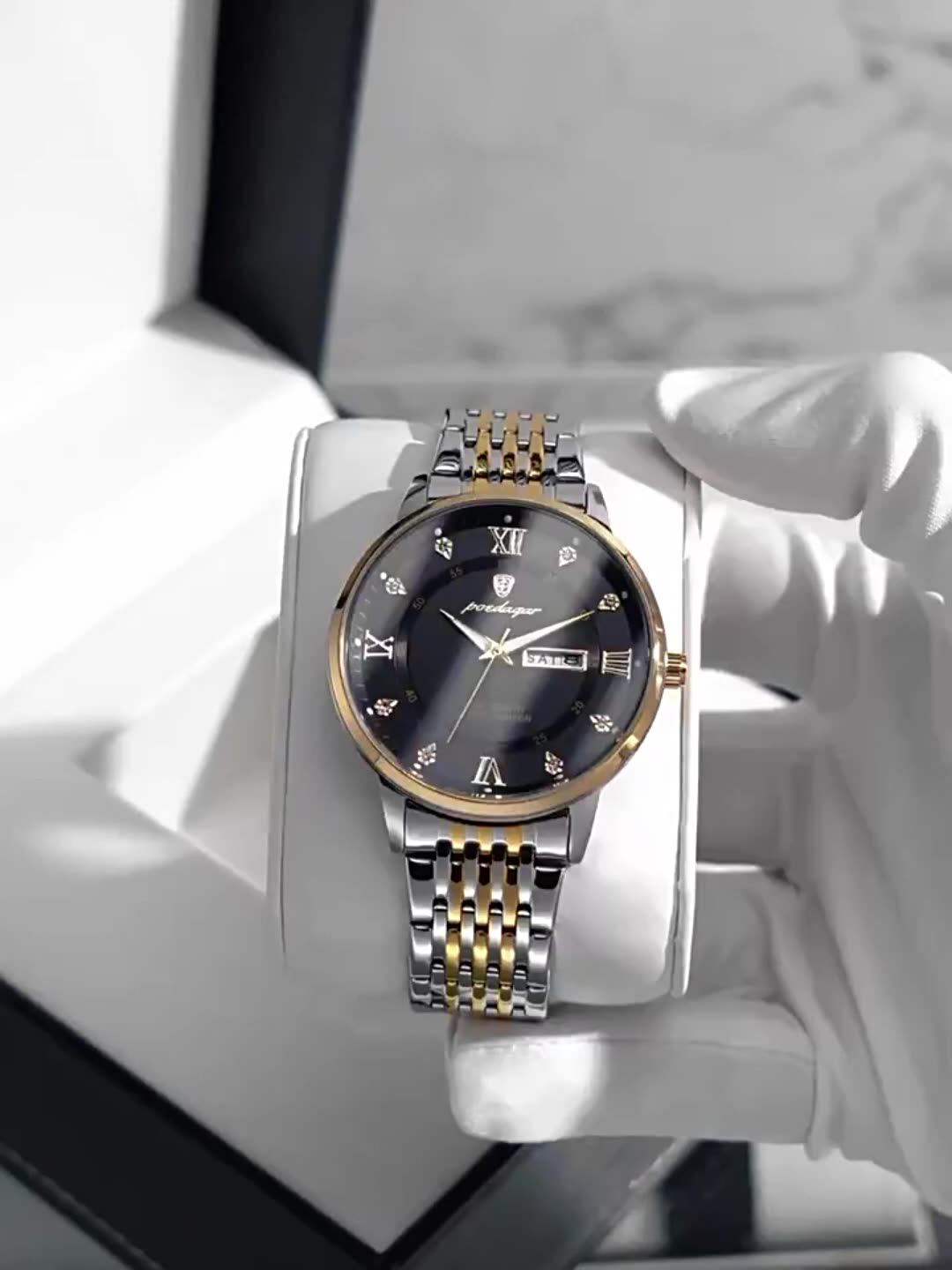 Business Casual Watch For Men Poedagar 836 Stainless Steel Top Quality ...