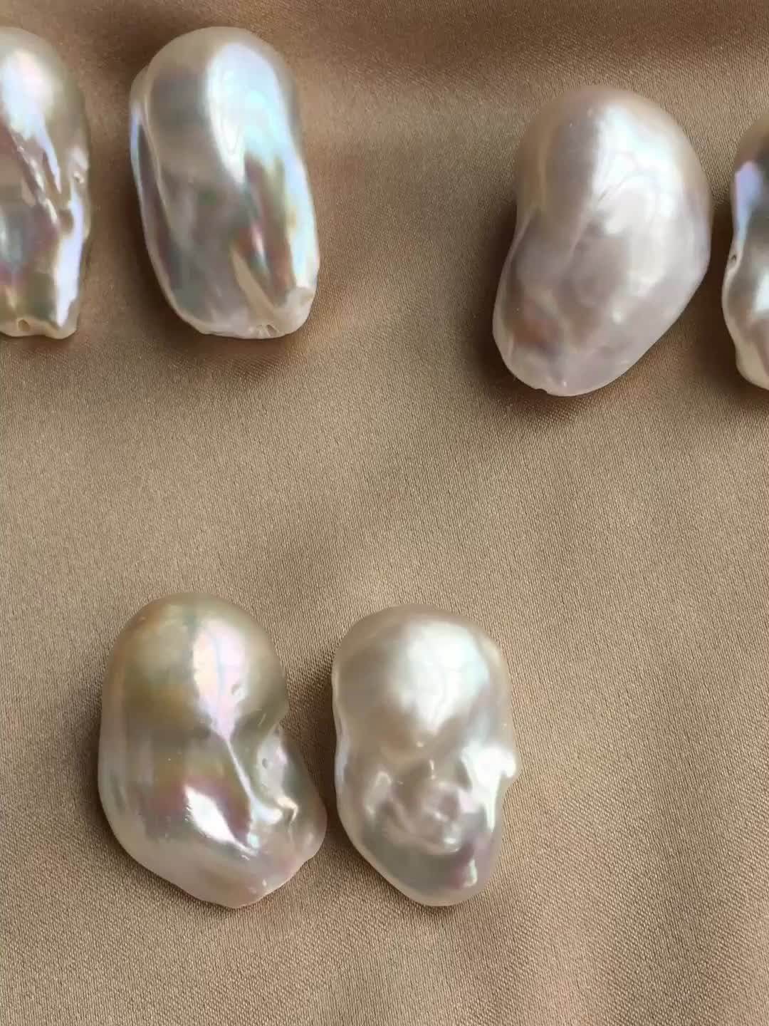 Irregular Nucleus High Quality Large Baroque Freshwater Pearl - Buy ...