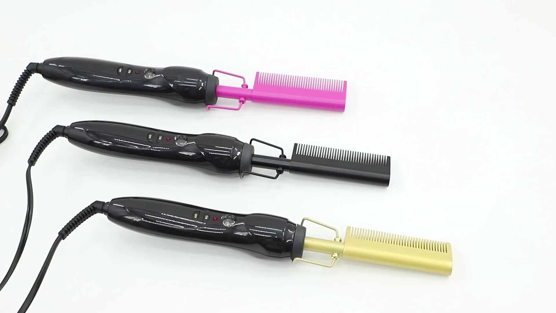 Wholesale Hot Tools Straightening Comb,All Black Hot Combs With Custom ...