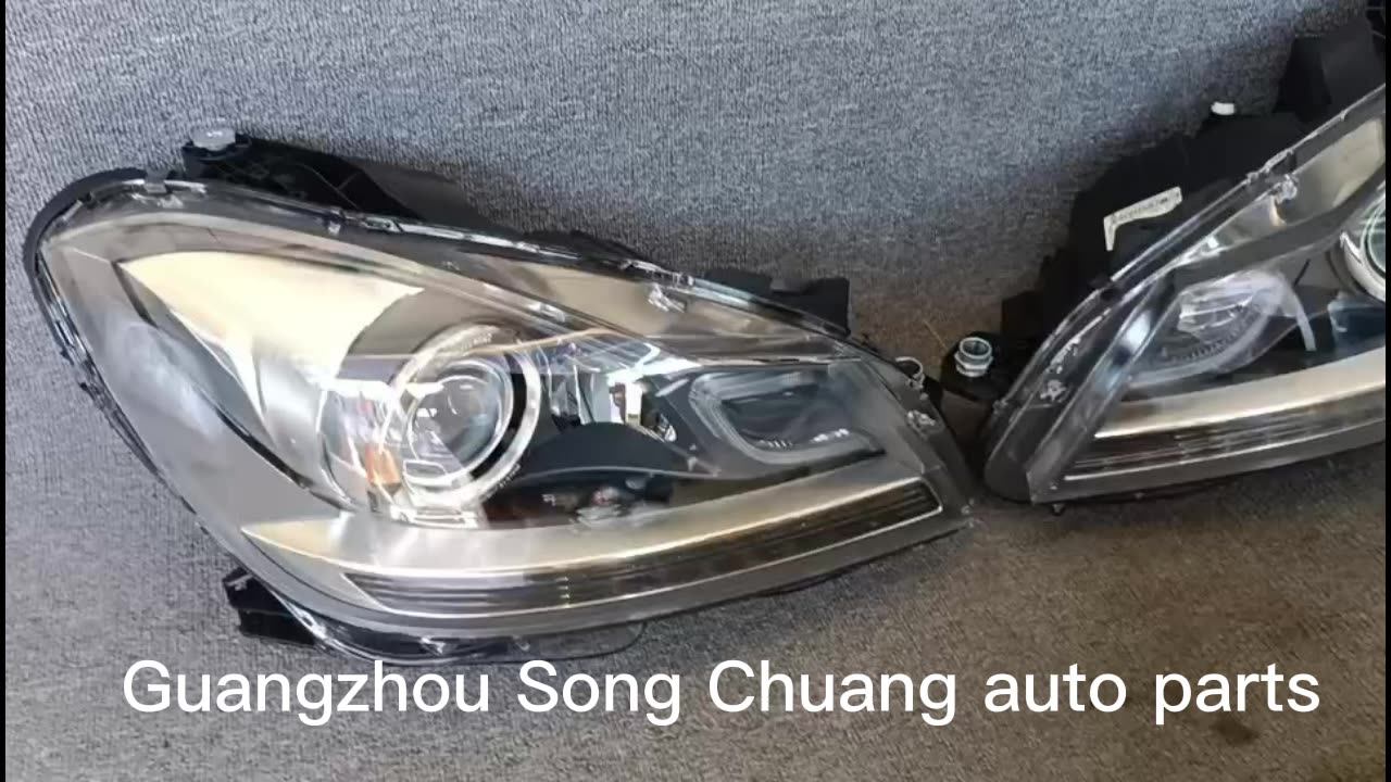 Headlight For Mercedes Benz W204 Headlight Xenon C 180 C250 2012 2013 ...