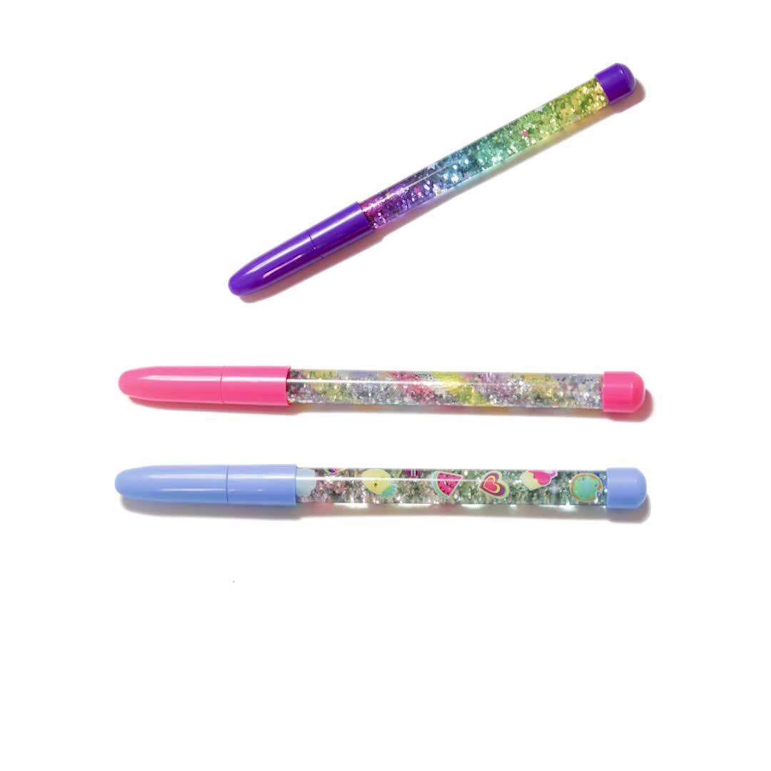 Interwell Bp3612 Sparkle Glitter Plastic Liquid Ballpoint Pen - Buy ...