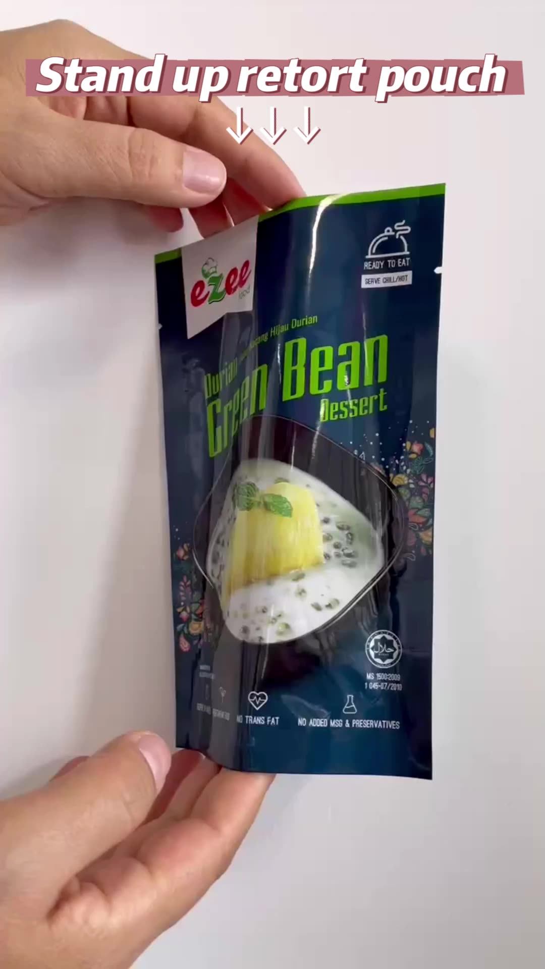 Aluminum Foil High Temperature Food Grade Retort Pouch For Soups And ...